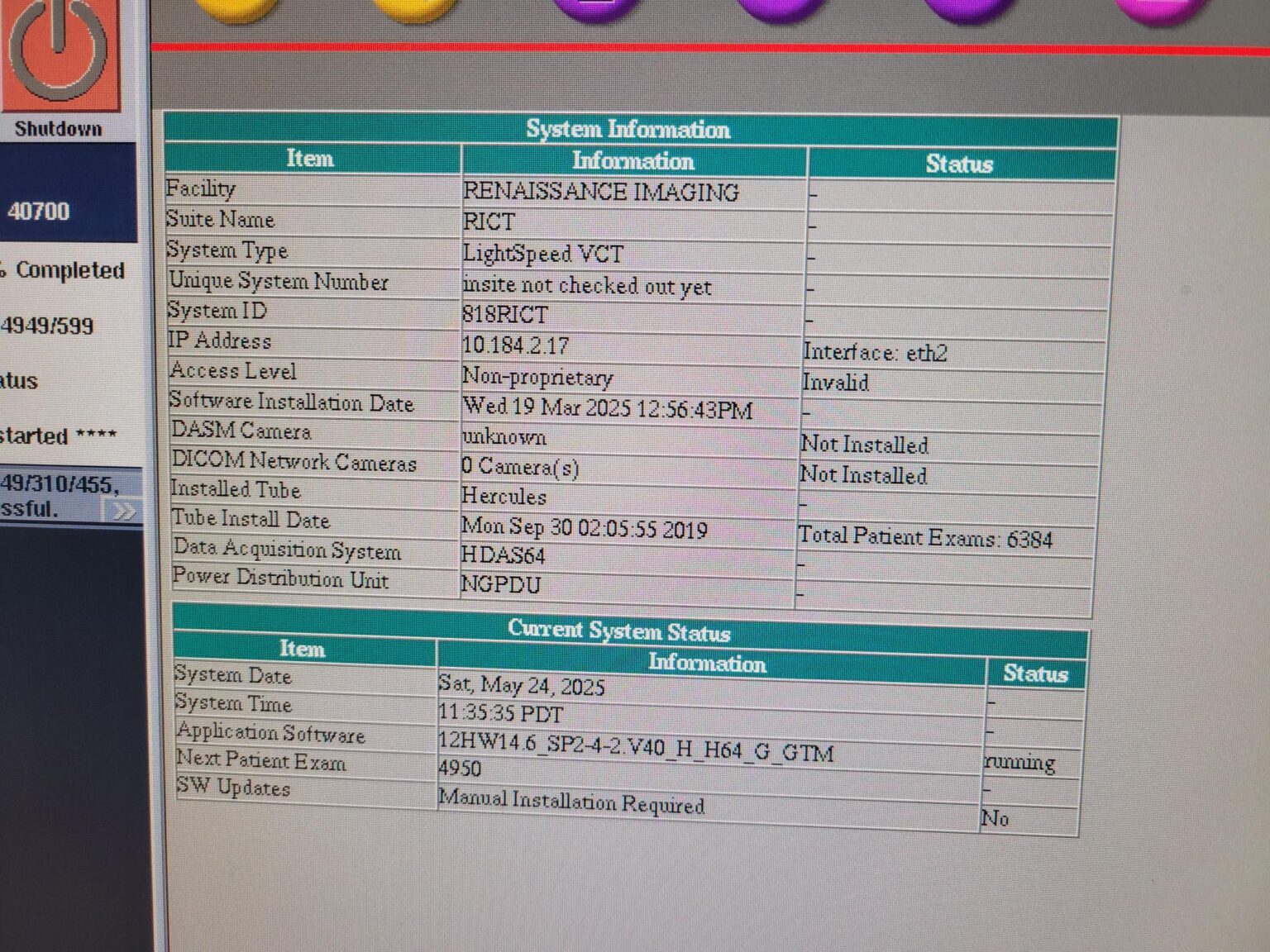 GE Lightspeed VCT 64 CT Scanner - VCT 64 | PM Imaging Management