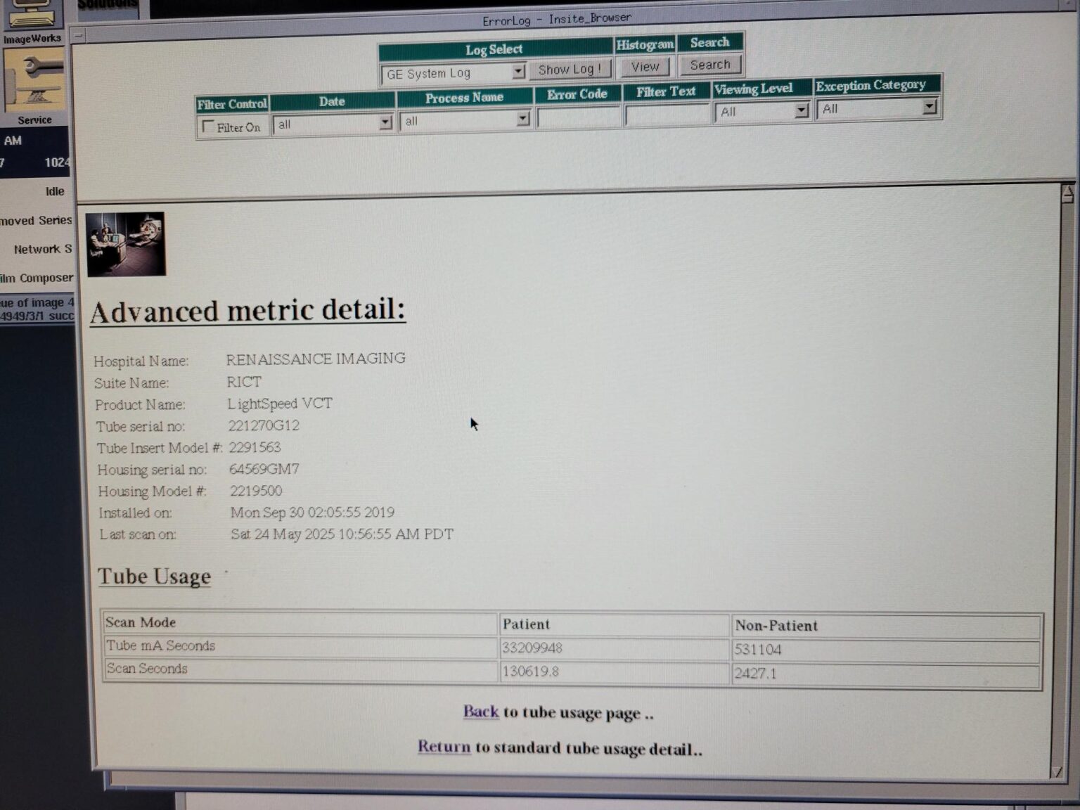 GE Lightspeed VCT 64 CT Scanner - VCT 64 | PM Imaging Management